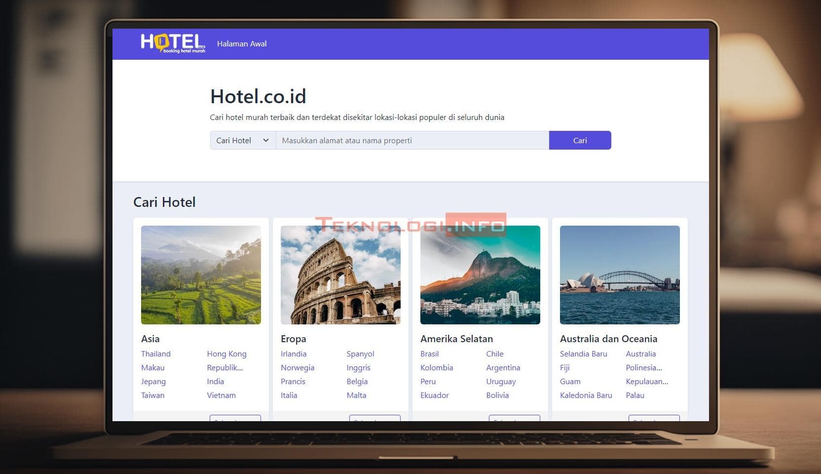 Hotel.co.id Situs Cari Hotel Murah Terbaik